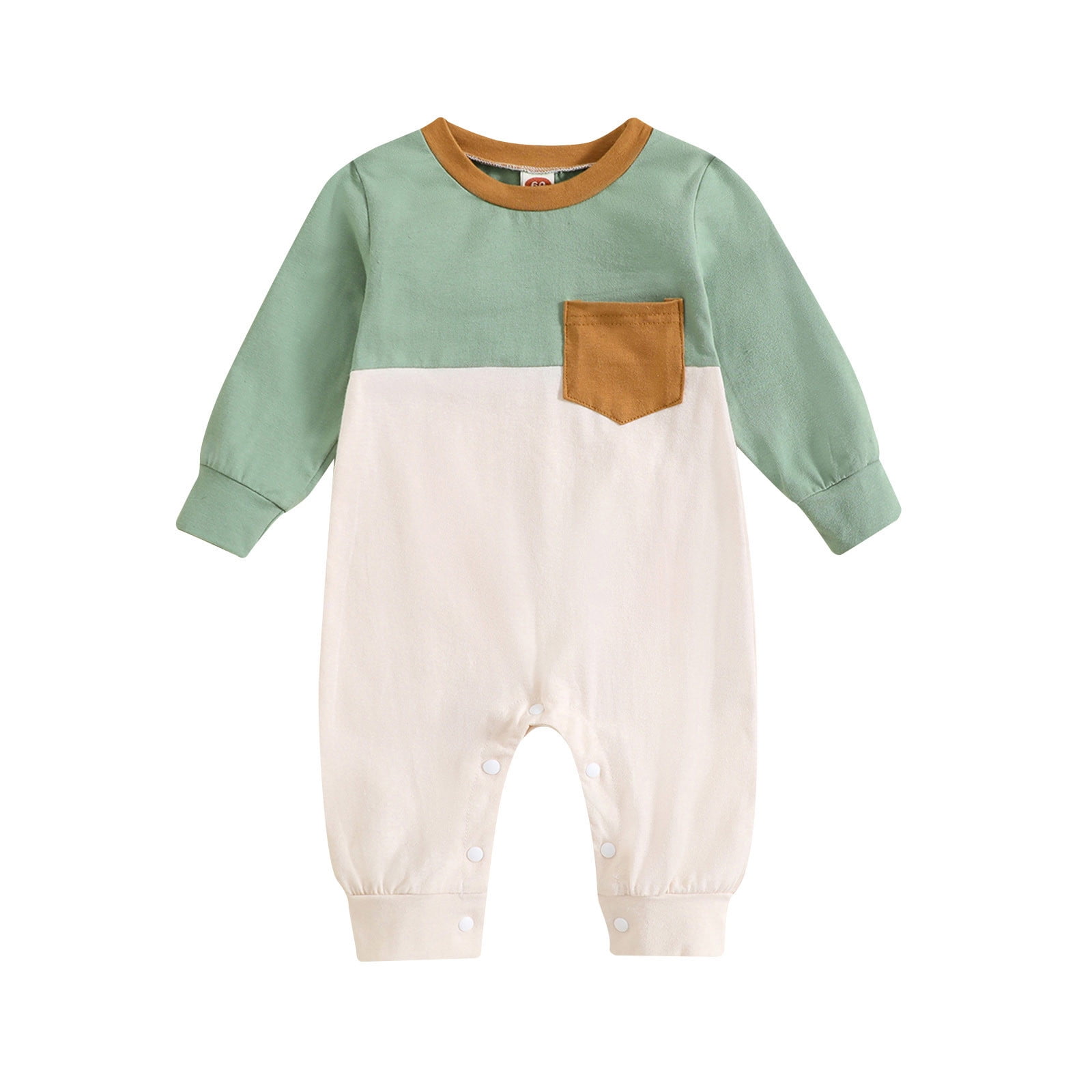 Caqnni Baby Boy Romper Sleeve Outfits Jumpsuit Baby Boy Fall Winter ...