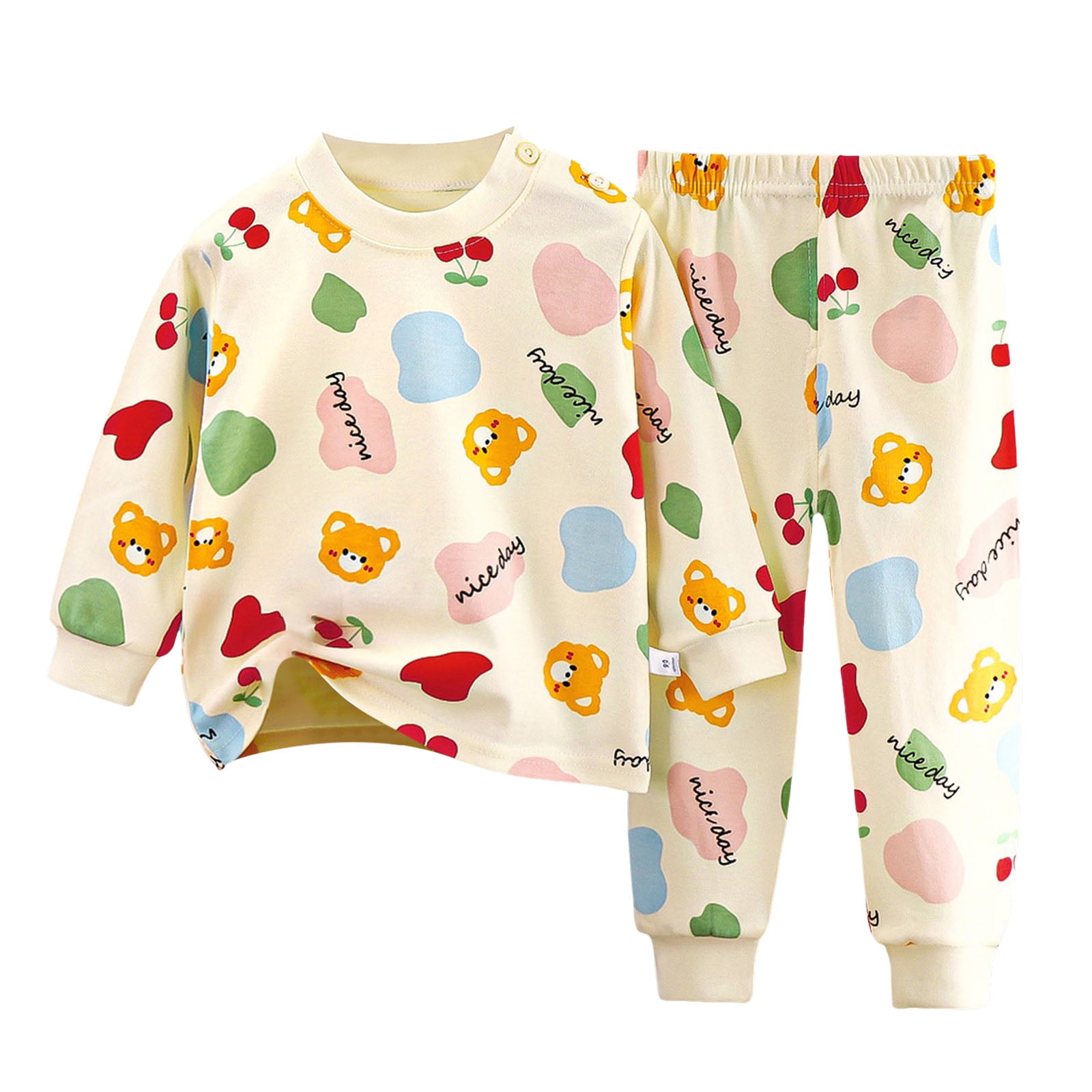 Caqnni Baby Girl 2 Piece Outfits Sweatshirt and Elastic Pants Fall Winter Set Fall Winter Outfit ...