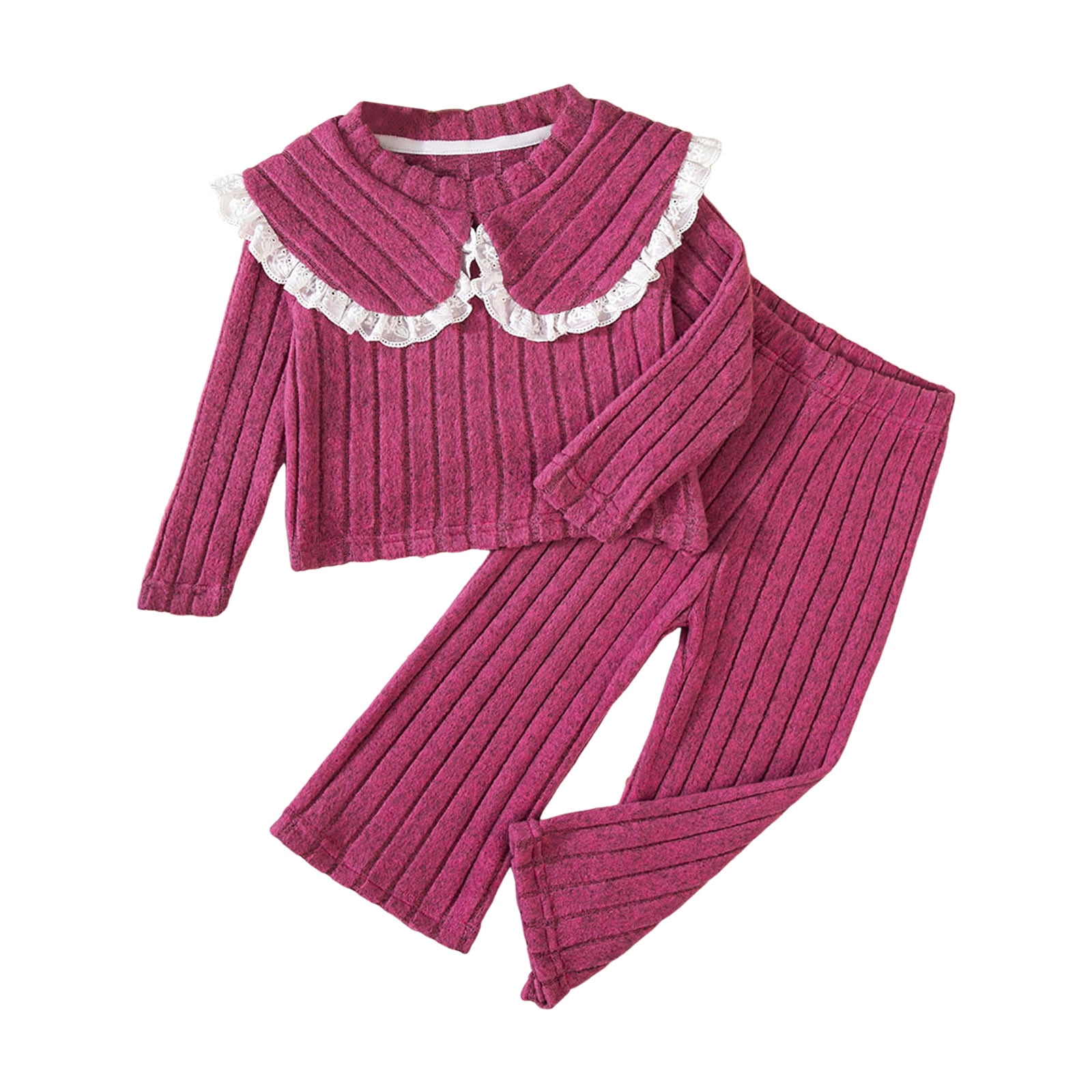 Caqnni Baby Girl Christmas Pants Outfits Long Shirts Sweatshirt Pants ...