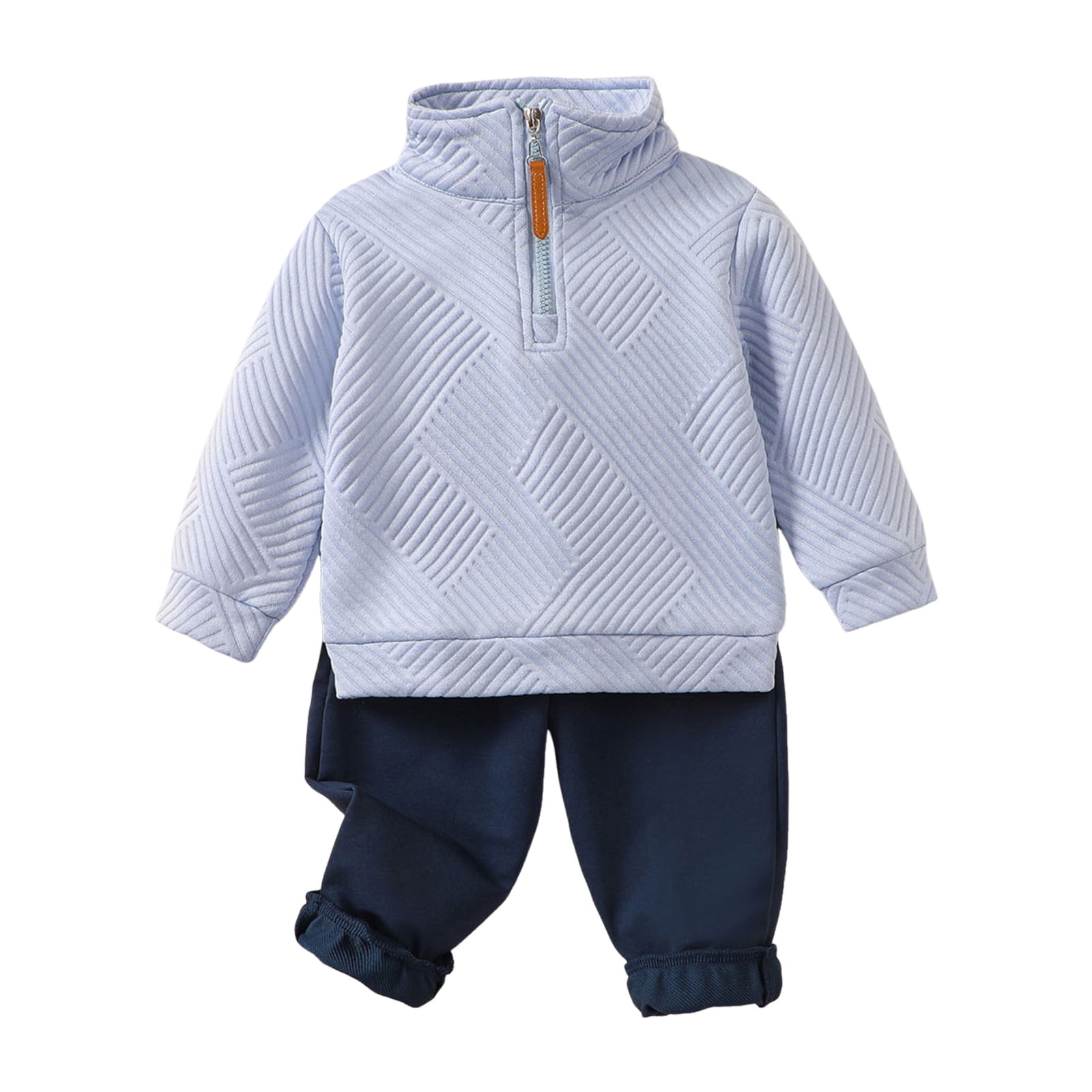 Caqnni Baby Girl Clothes Long Sleeve Sweatshirt + Sweatpants 2 Piece Toddler Girls Fall Winter ...