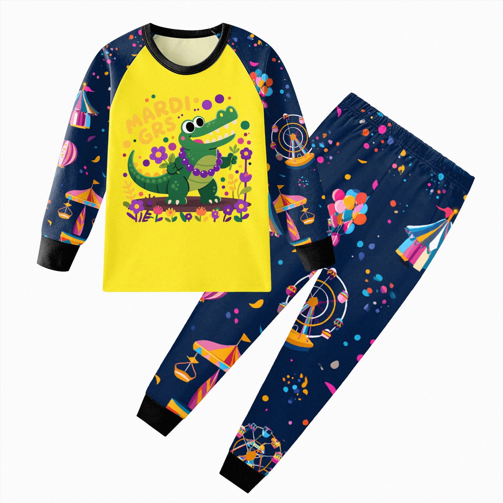 Caqnni Baby Unisex 2PCs Clothing Set Breathable Long Sleeve Outfit for ...