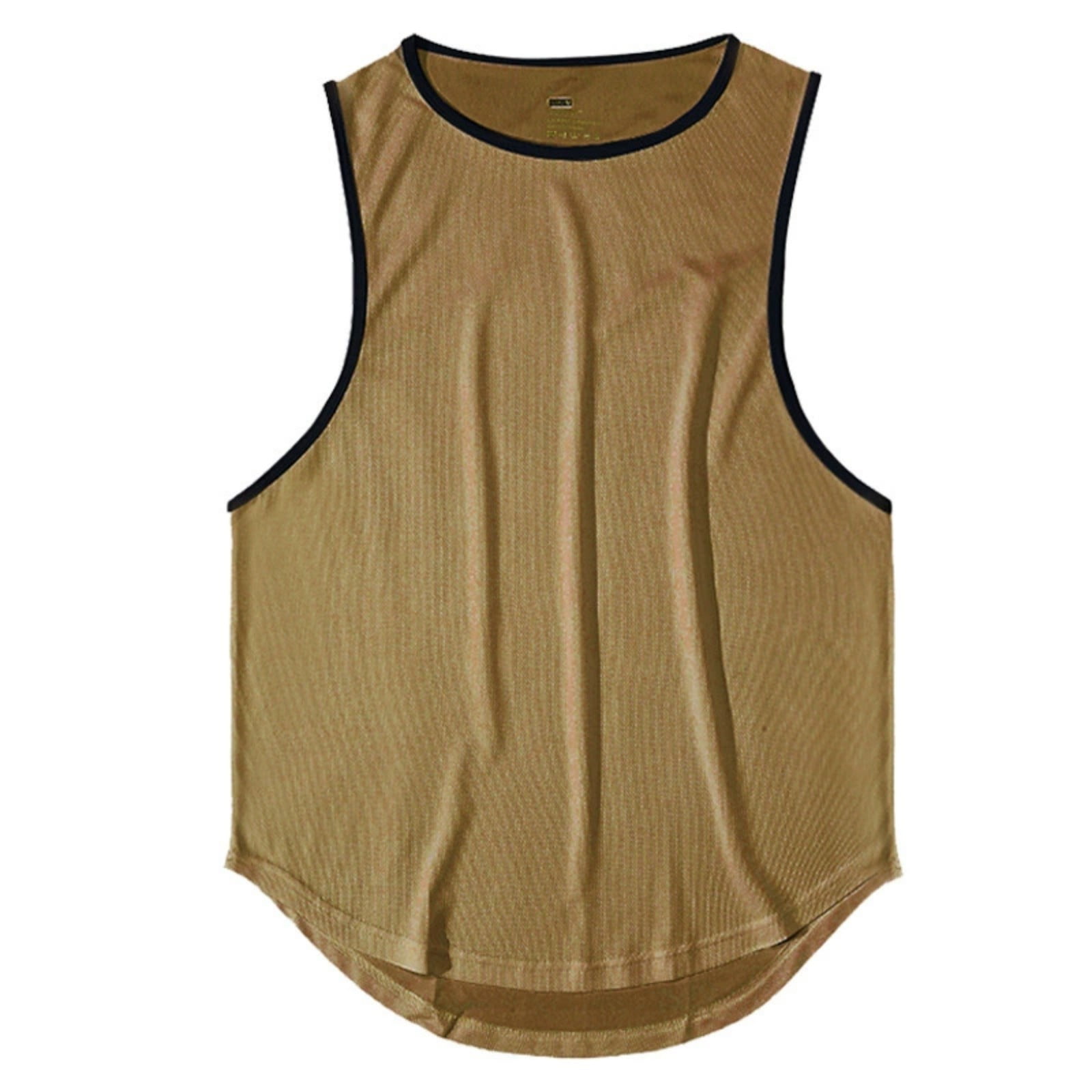 Caqnni Basic Style Classical Color Easy to Match Men's Regular-Fit Tank ...