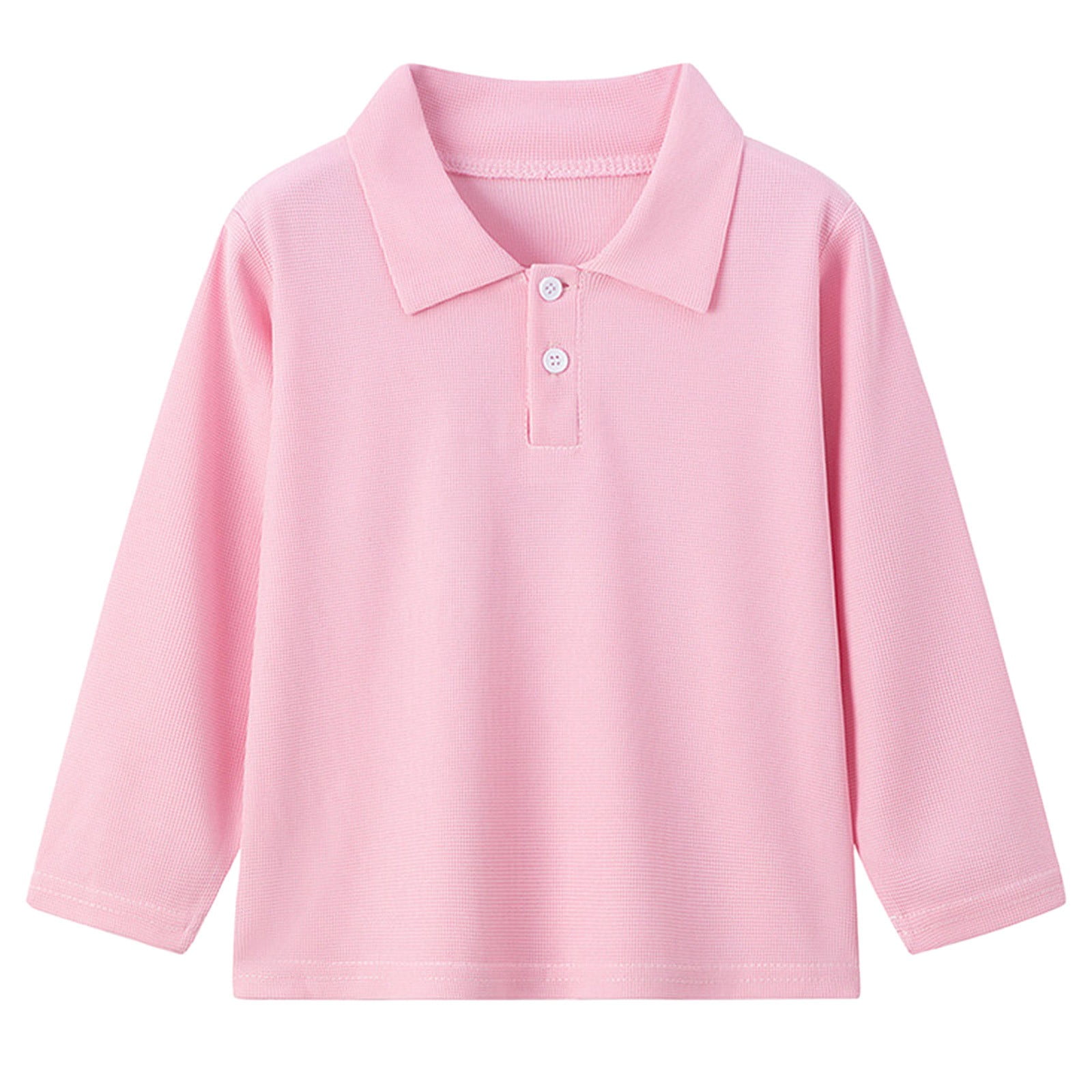 Caqnni Boys Dress Polo Black Long Sleeve Polo Boys' Long Sleeve Slim ...