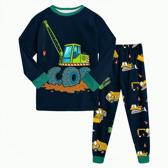 Caqnni Boys Girls Fall 2 Piece Outfit Spring Summer Fall Winter Print ...