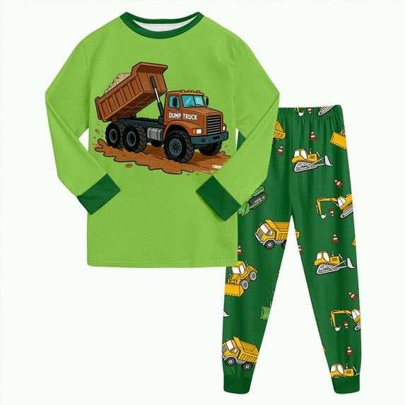 Caqnni Boys Girls Fall 2 Piece Outfit Spring Summer Fall Winter Print ...