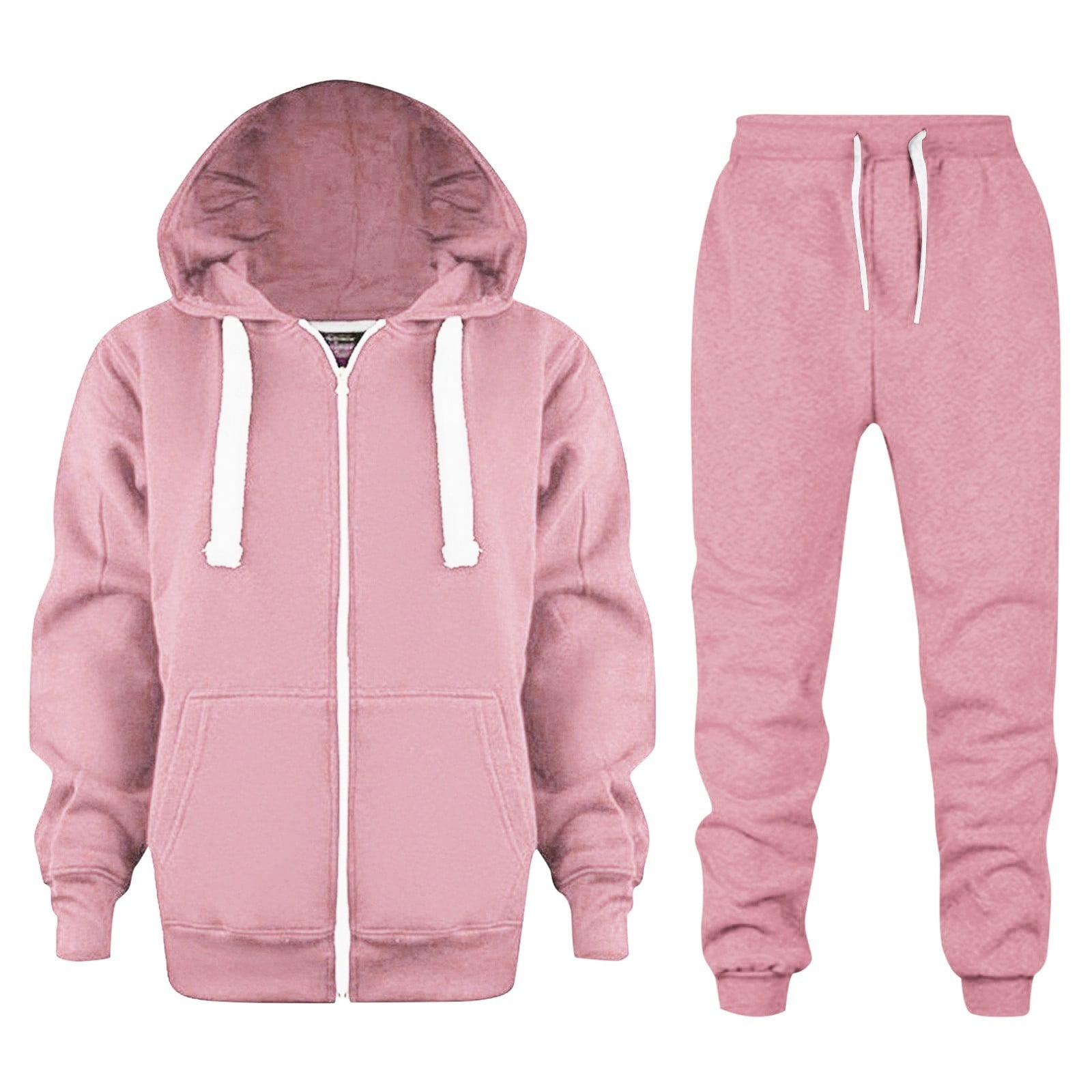 Caqnni Boys and Toddler Long Sleeve Zip up Hoodie and Sweatpant Set ...