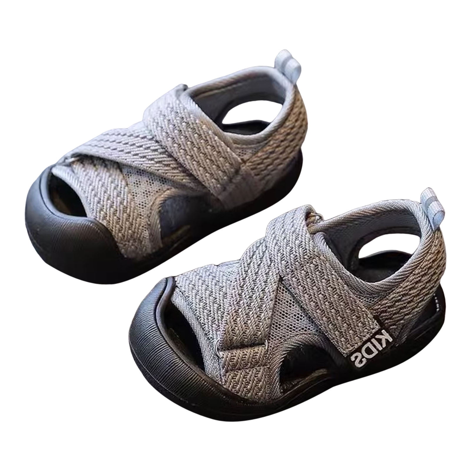 Caqnni Boys Water Sandals Outdoor Hiking Adjustable Strap Sport Sandals ...