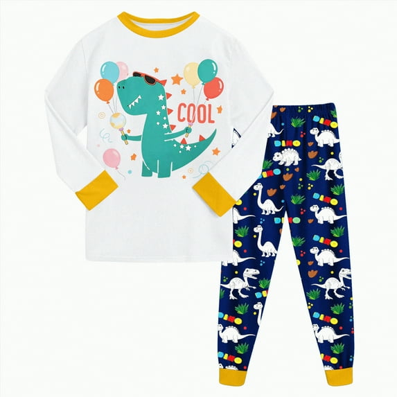 Caqnni Children's Clothing spring Autumn Train Long Sleeved Two Piece ...