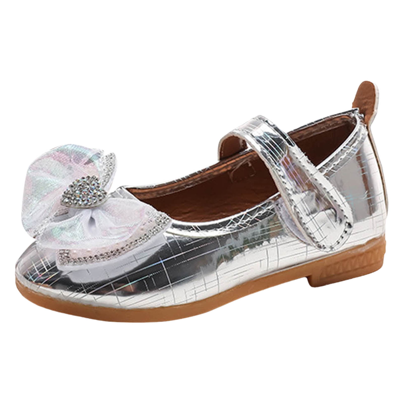 Caqnni Girls Dress Shoes Mary Jane Shoes for Girl Ballet Flats Back to ...