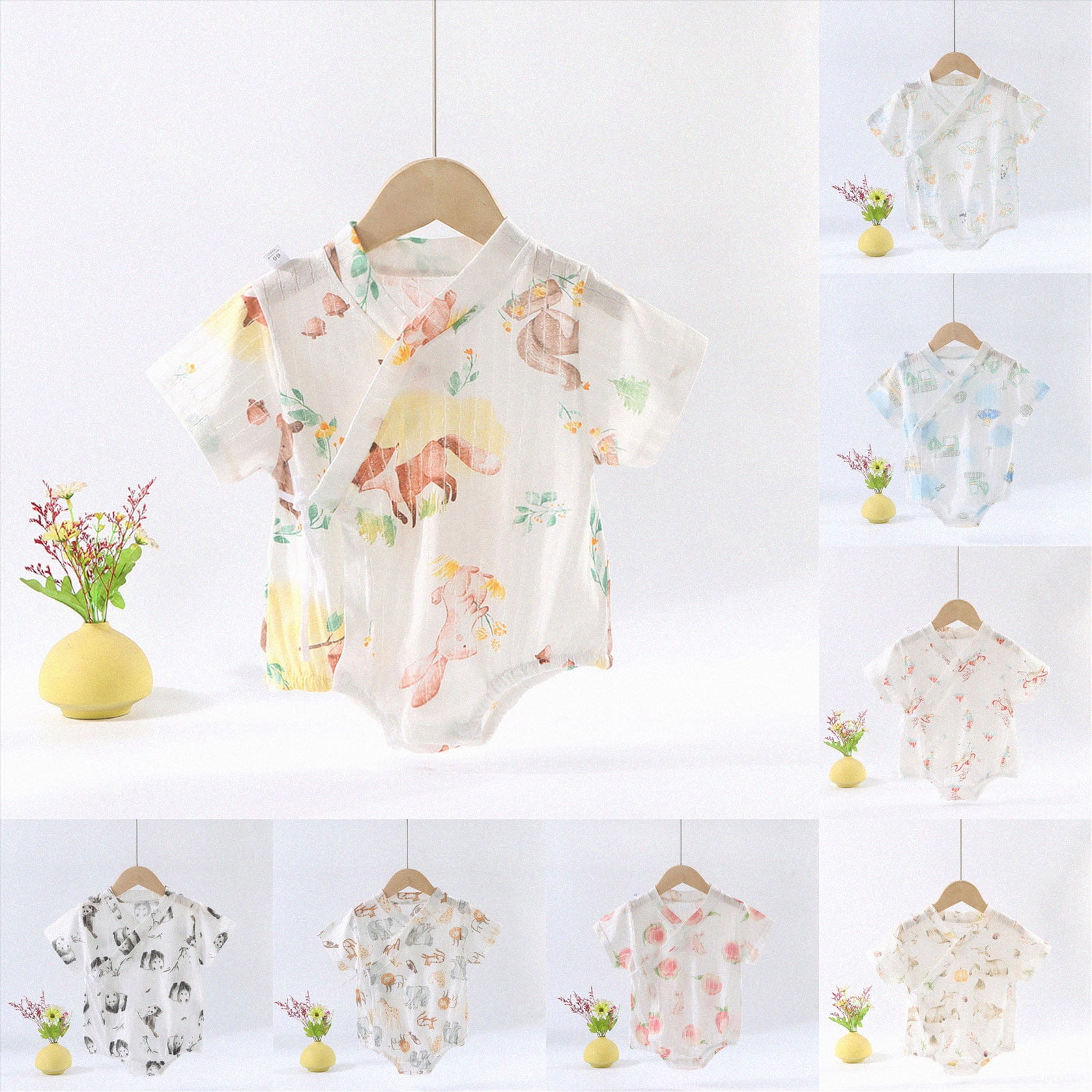 Caqnni Infant 3-6 Months Sleep & Play One-Piece Bodysuit Girls Suit Bow ...