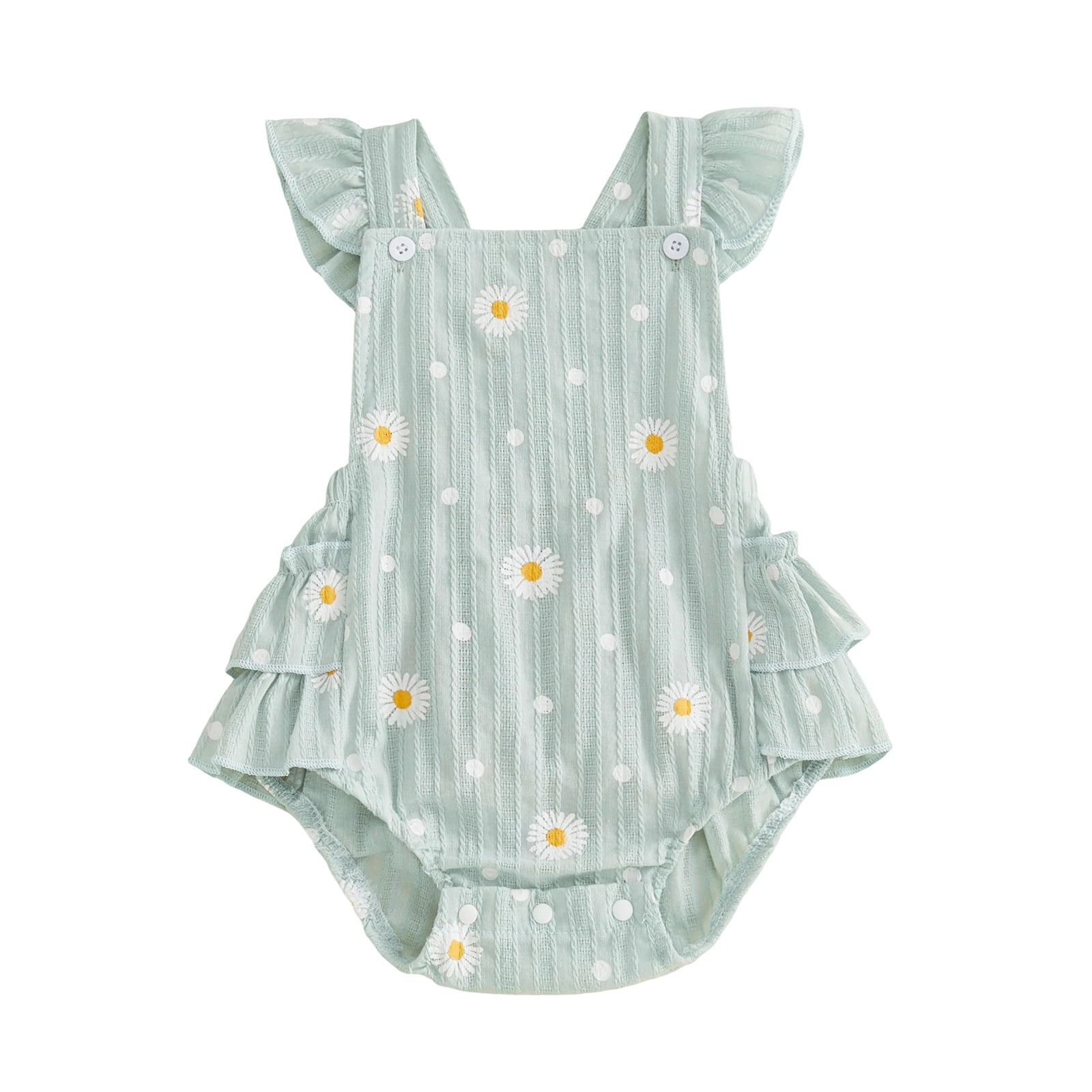 Caqnni Infant Boys Girls Summer Romper One Piece Jumpsuit Bodysuit 3-6 ...
