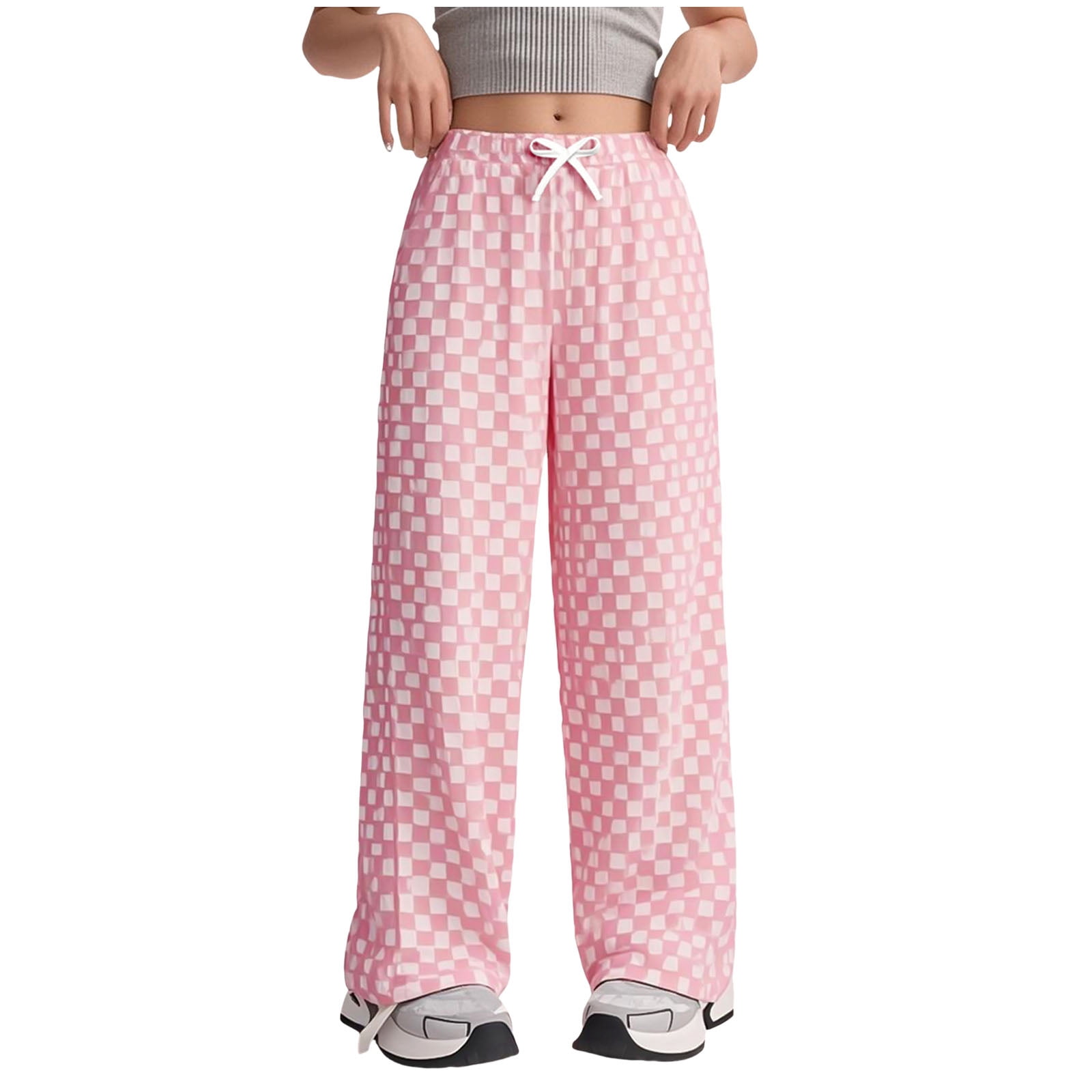 Caqnni Little Girls Cargo Pants Long Cargo Pants Baggy Plus Size Y2K ...
