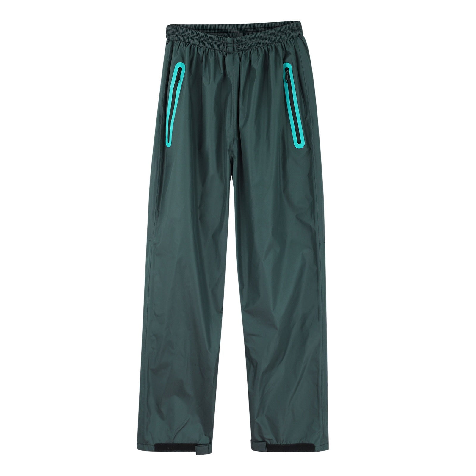 Caqnni Men's Jogger Sweatpants Zipper Pockets Breathable Running Gym ...