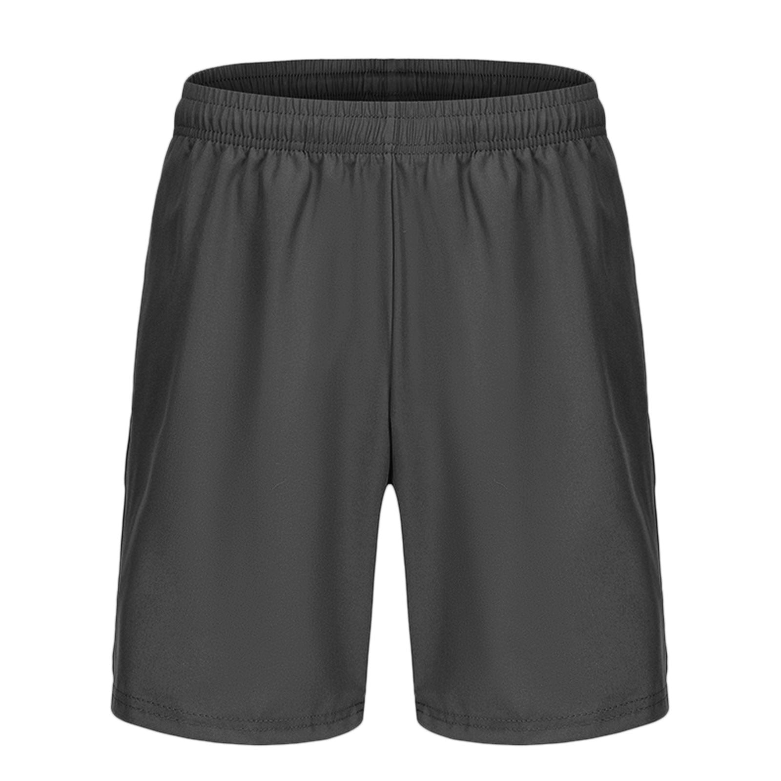 Caqnni Men's Mesh Athletic Short Set with Pockets Performance Workout ...