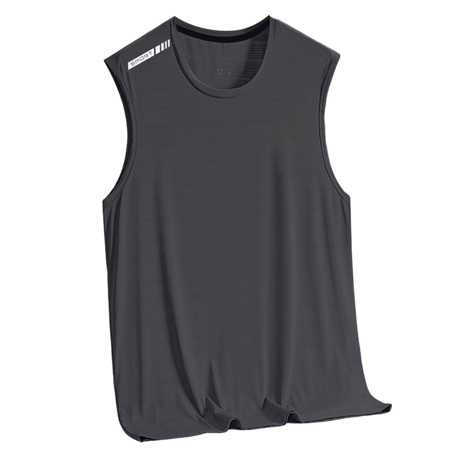 Caqnni Men's Mesh Sport Tank Top Quick Dry Moisture Wicking Running ...