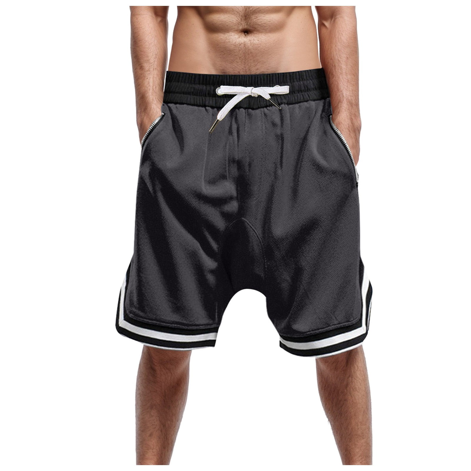 Caqnni Men's Quick-Dry Active Athletic Shorts Basketball Running Gym ...
