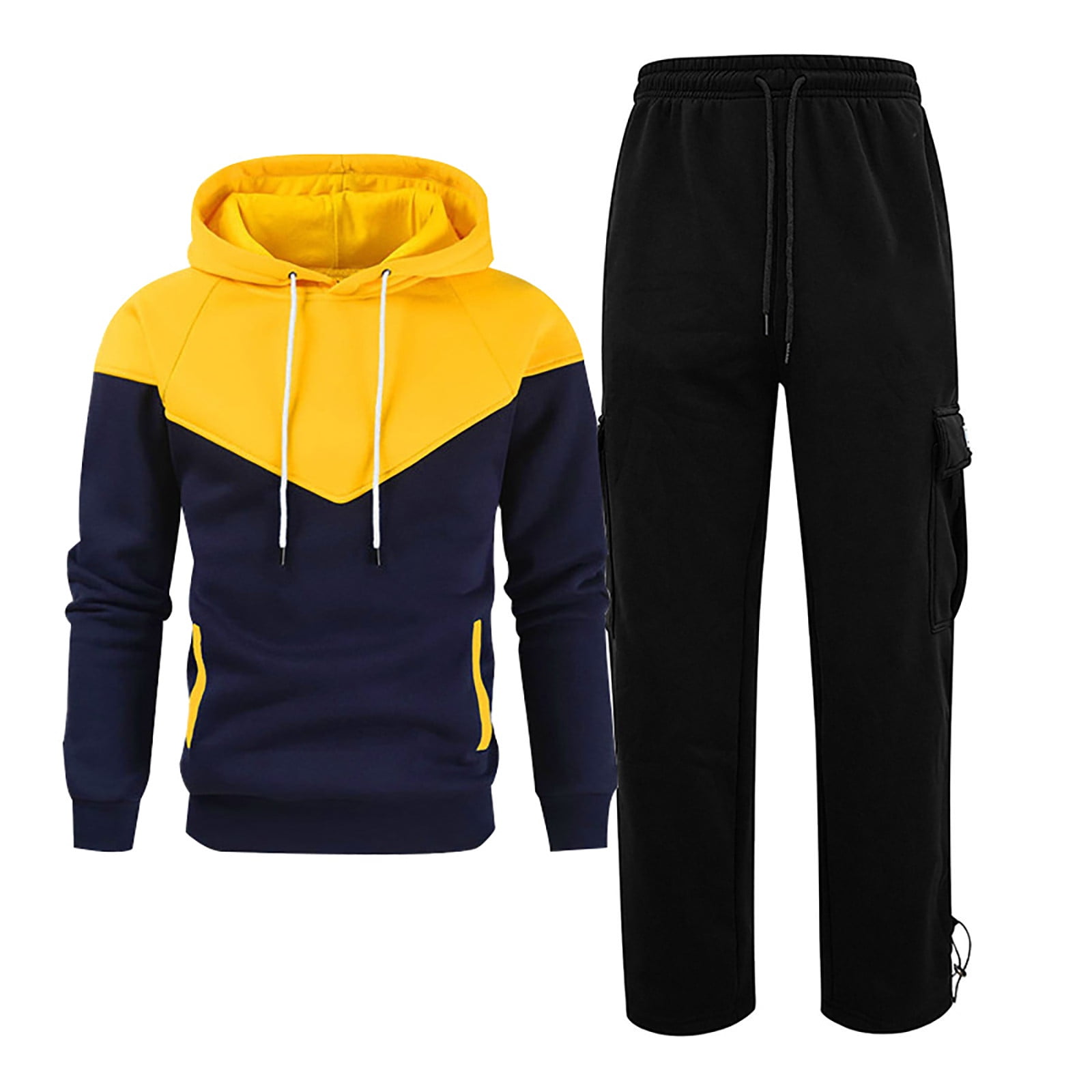 Caqnni Men's Tracksuits 2 Piece Hoodie Sweatsuits Sets Outfits Athletic ...