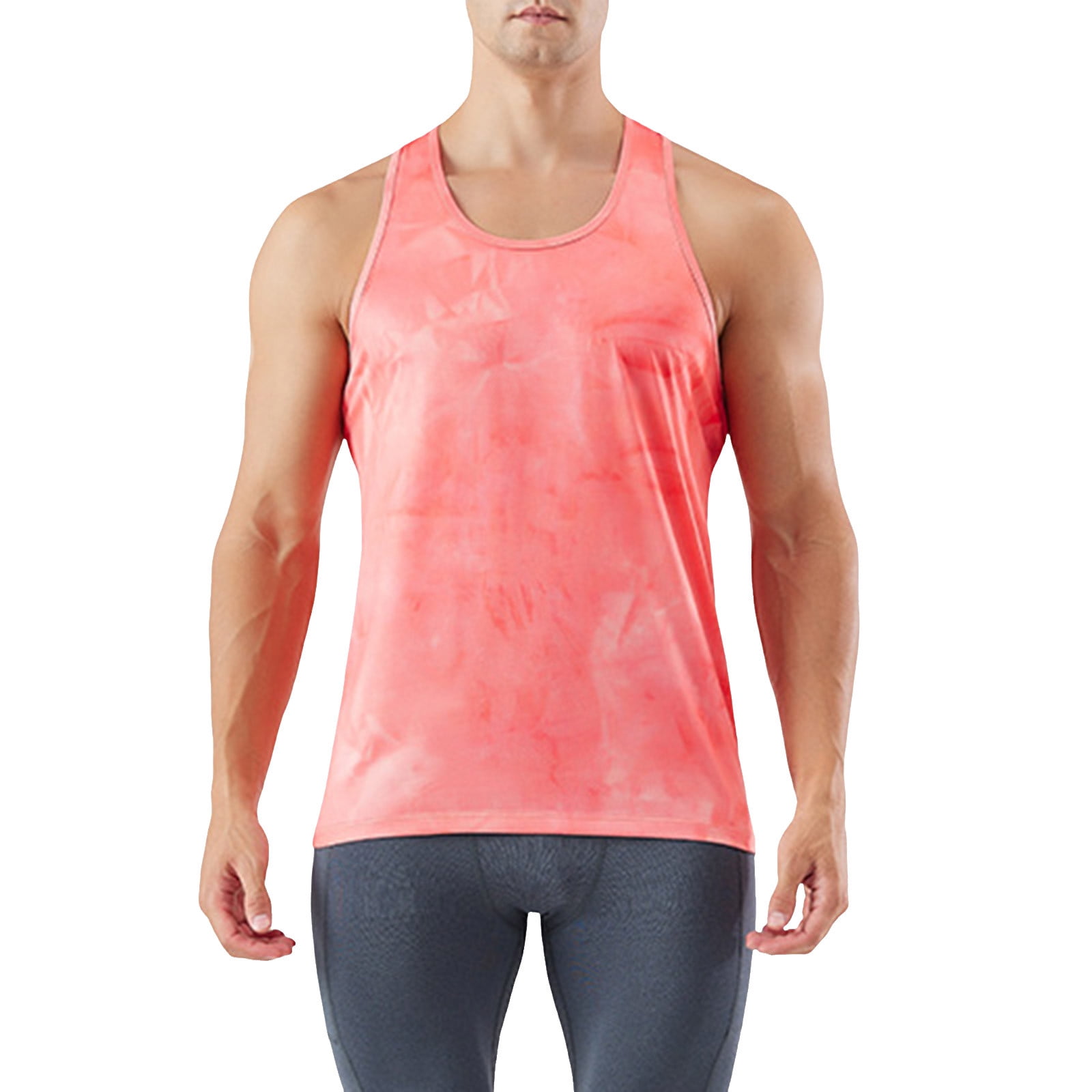 Caqnni Mens Workout Tank Tops, Sleeveless Workout Shirts for Men ...