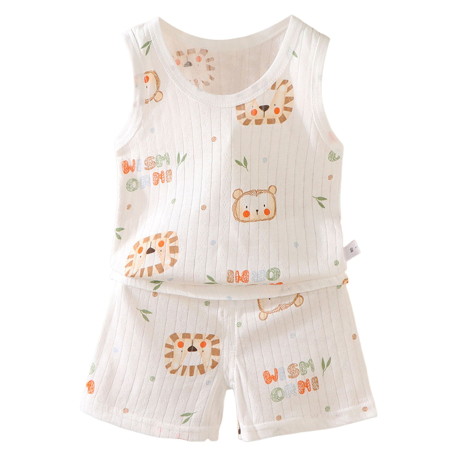 Caqnni Toddler Baby Boy Summer Clothes Embroidered Farm Tractor Shirt ...