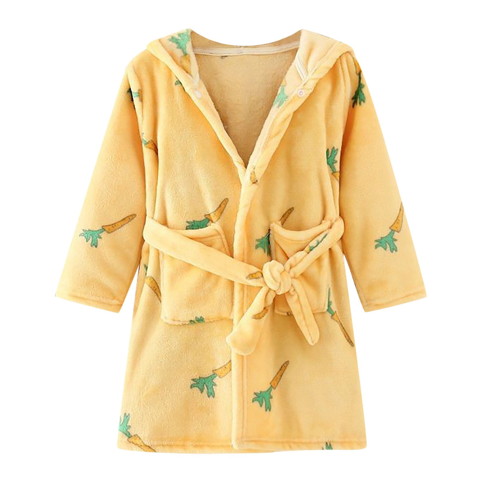 Caqnni Toddler Baby Girls Boyss Hooded Bathrobe Cartoon Toddler Baby ...