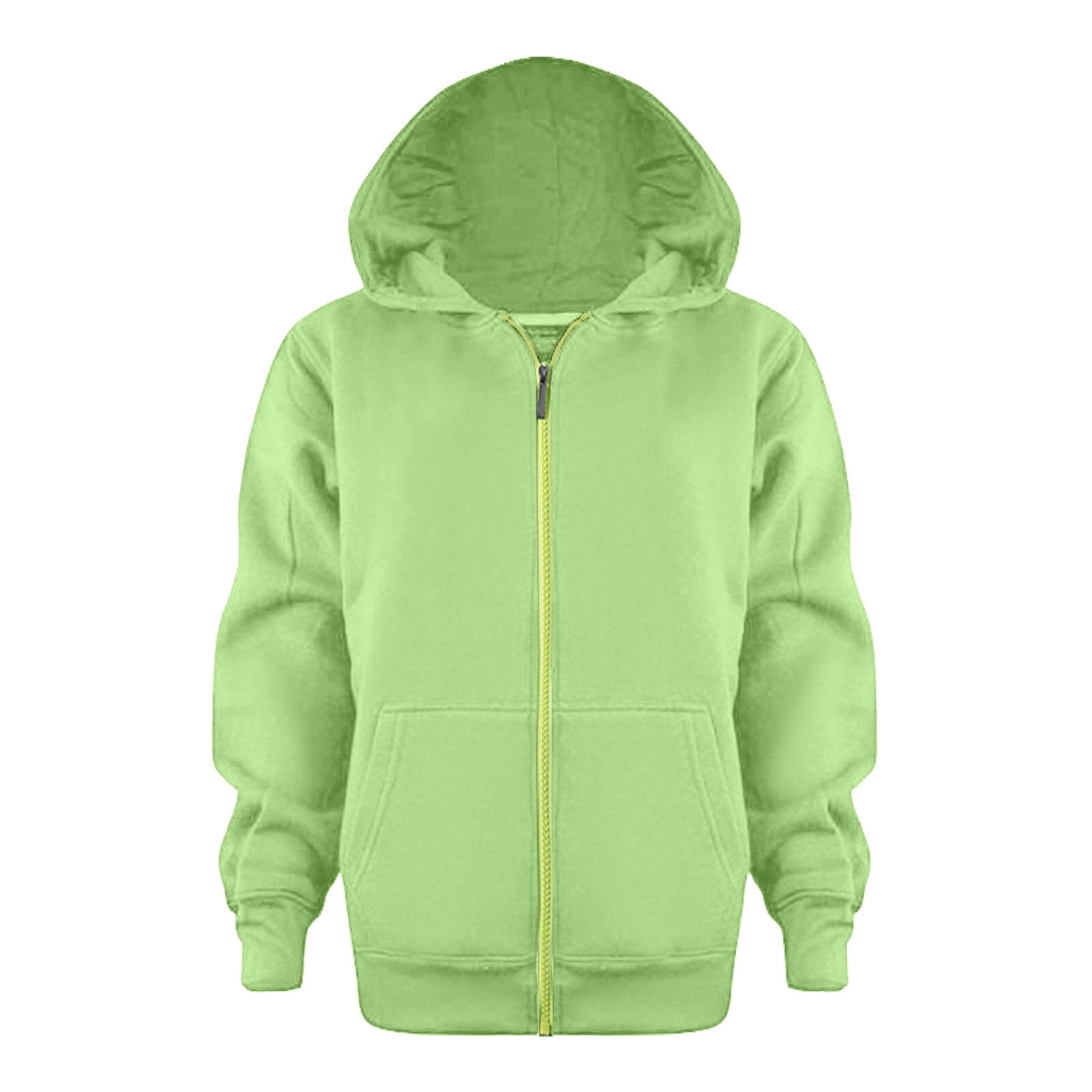 Caqnni Toddler Boys Jacket Solid Color Zipper Spring Autumn Hoodies ...