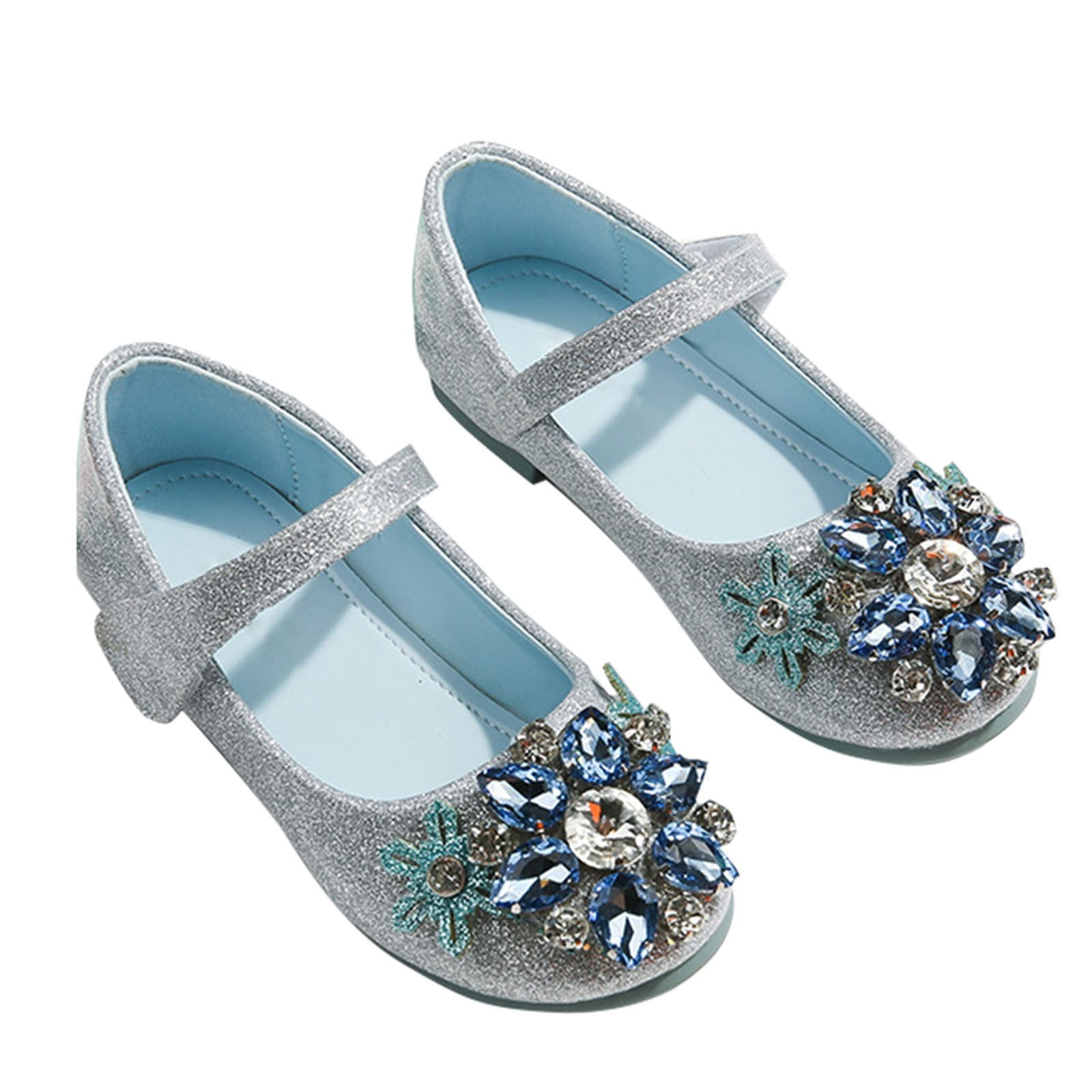 Caqnni Toddler Flower Girl Mary Jane Shoes - Little Girls Dress Flats ...