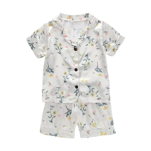 Caqnni Toddler Girl Outfits Floral Tops Sleeveless Tank Tops Shorts ...