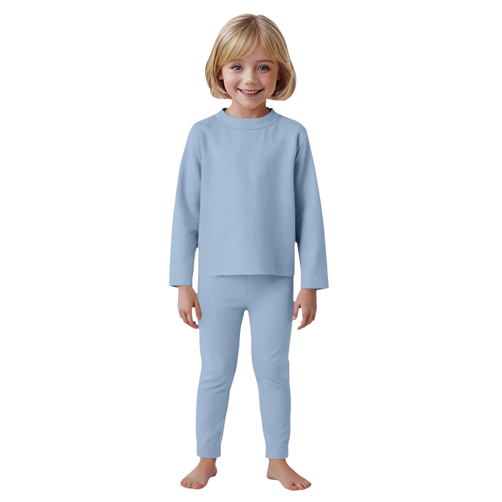 Caqnni Toddler Girls Clothes Winter Warm Long Sleeve Tops Long Pants ...