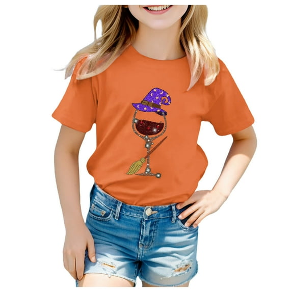 Caqnni Toddler Halloween Shirt Baby Boy Girl Cute Ghost Tshirt Pumpkin ...