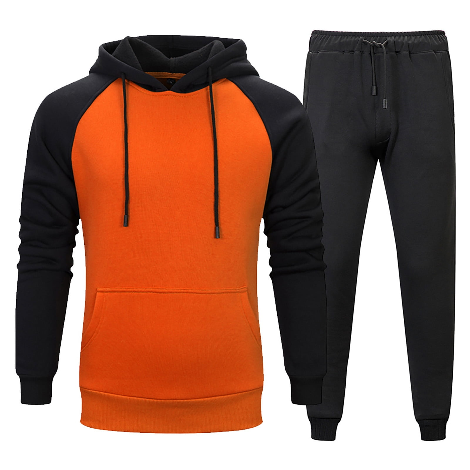 Caqnni Tracksuit Mens, Casual Long Sleeve Running Sweatsuit Sets ...