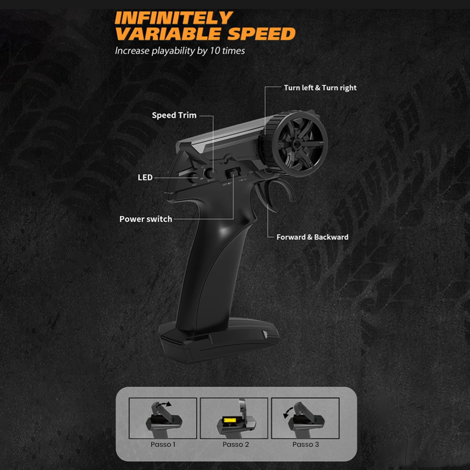 Car 2.4GHz Remote Control Drift Car 1:24 30KM/H High Speed Drift Remote ...