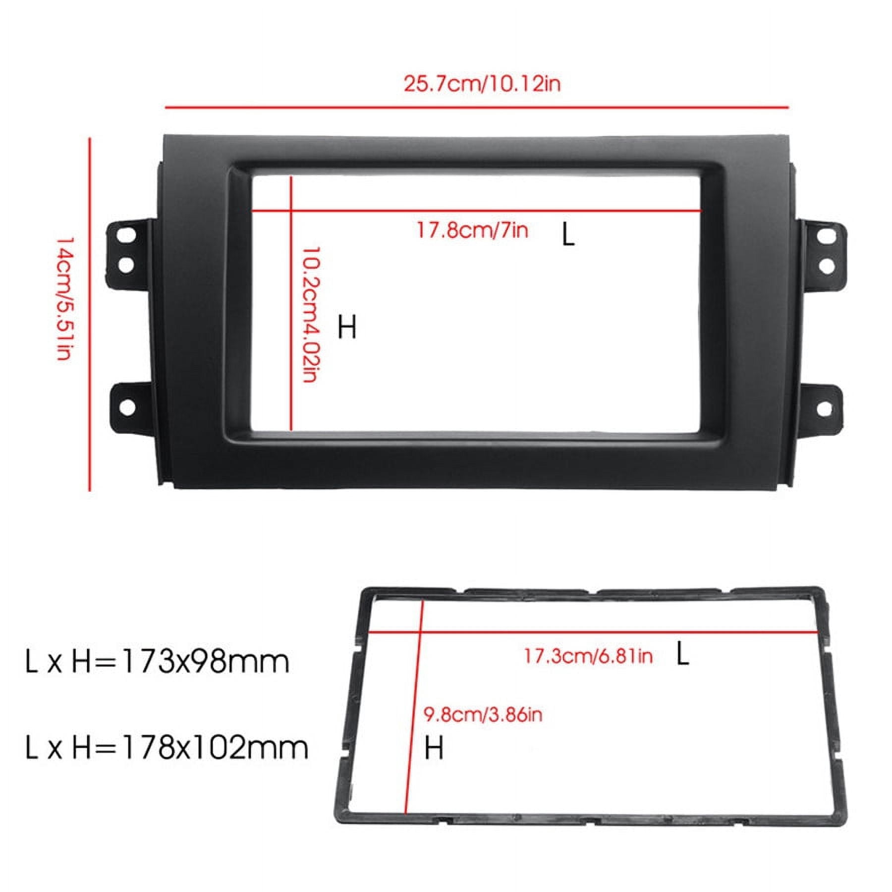 Car 2Din Stereo Radio Face Plate Frame Panel Trim Dash Kit For Suzuki ...