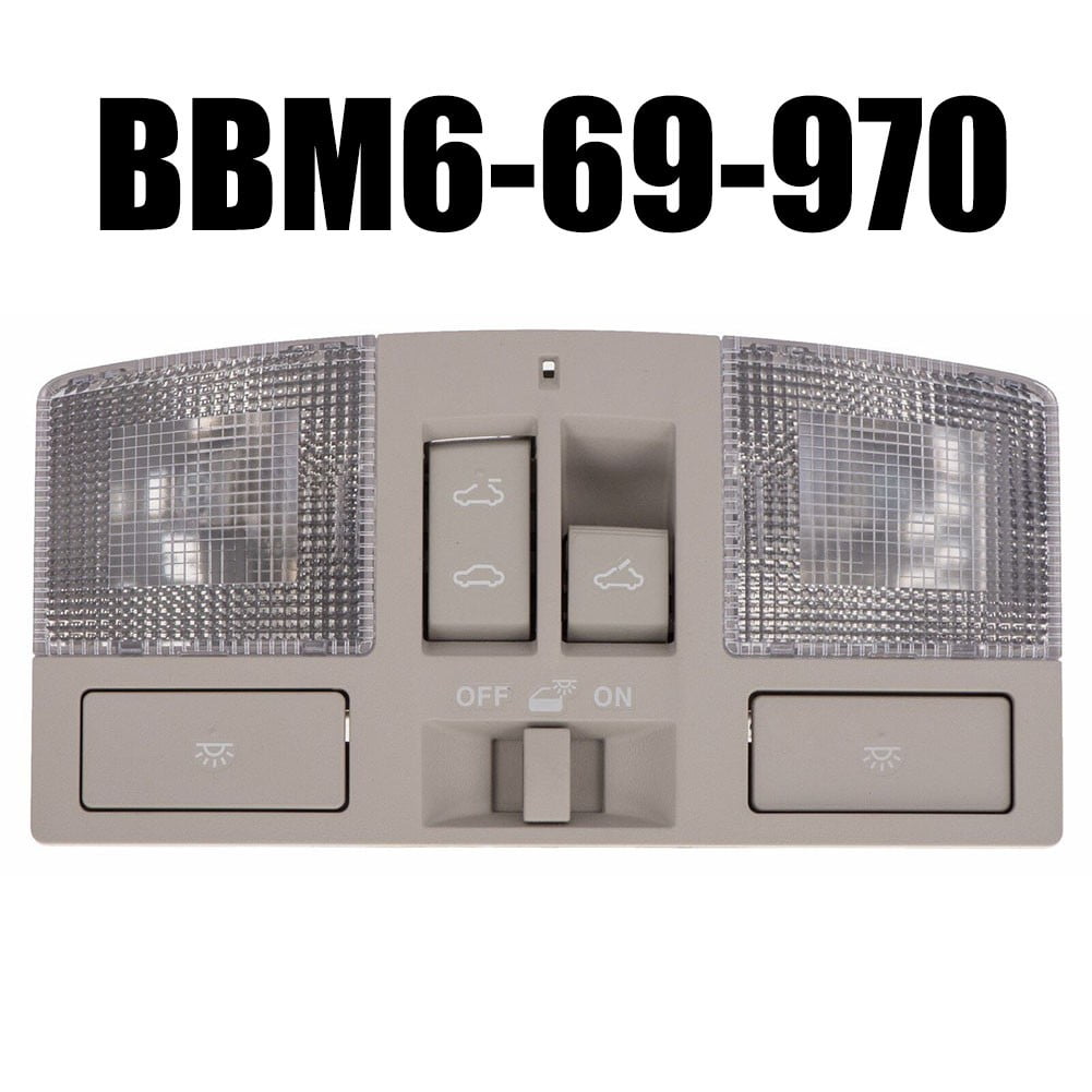 Car 3 2010-2013 Map Lamp Light with Sunroof Switch, Gray Interior Roof ...