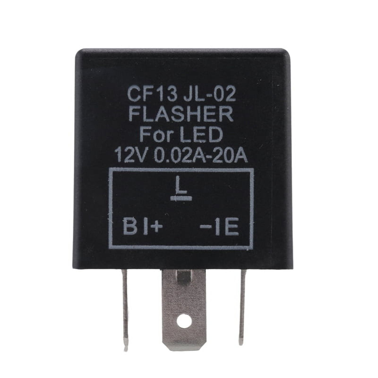 Car 3-pin -13 Electronic LED 12V Flasher Relay Fix for Turn Signal ...