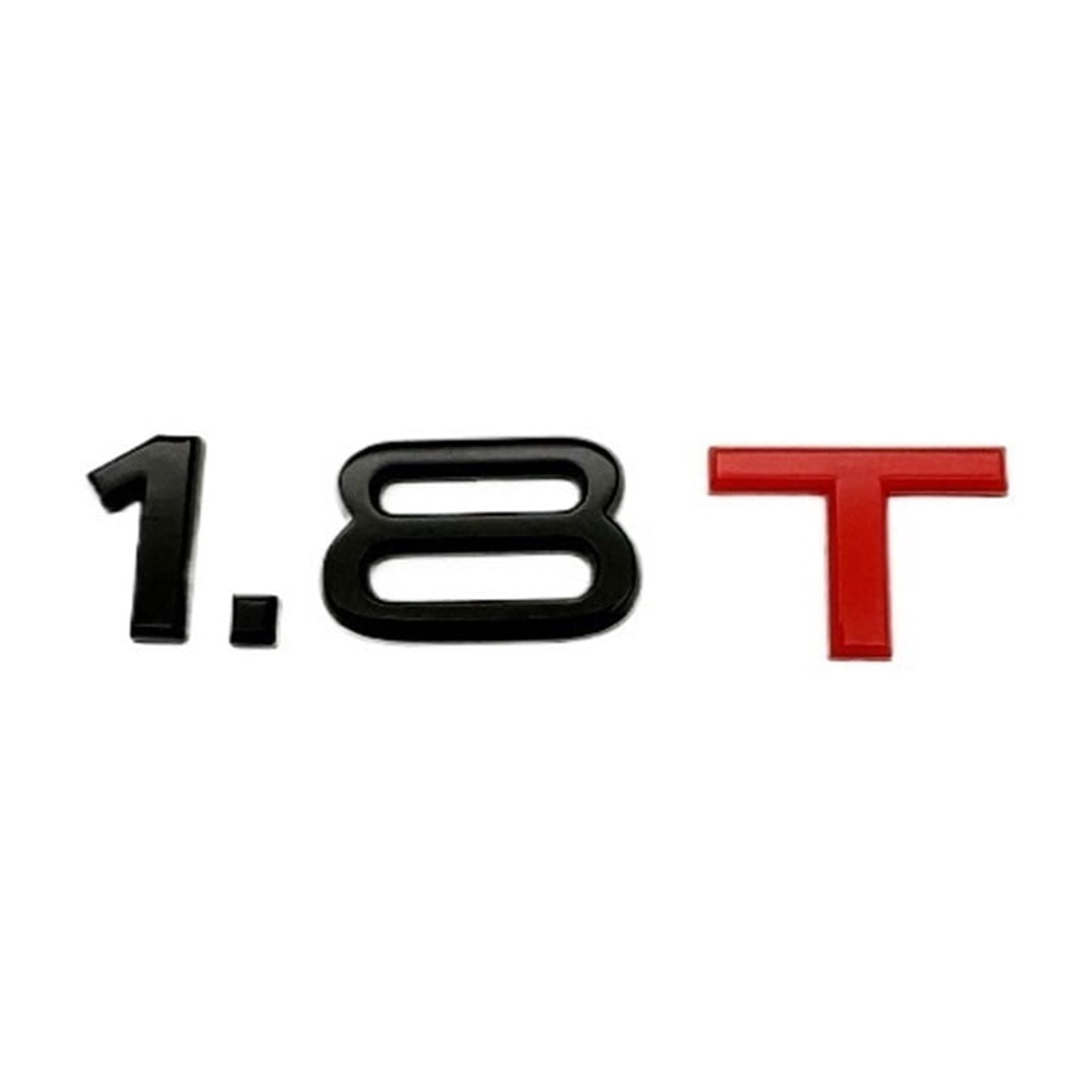 Car 3D ABS 1.8T 2.0T 3.0T Trunk Letters Logo Decals Fit For Audi A1 A3 ...