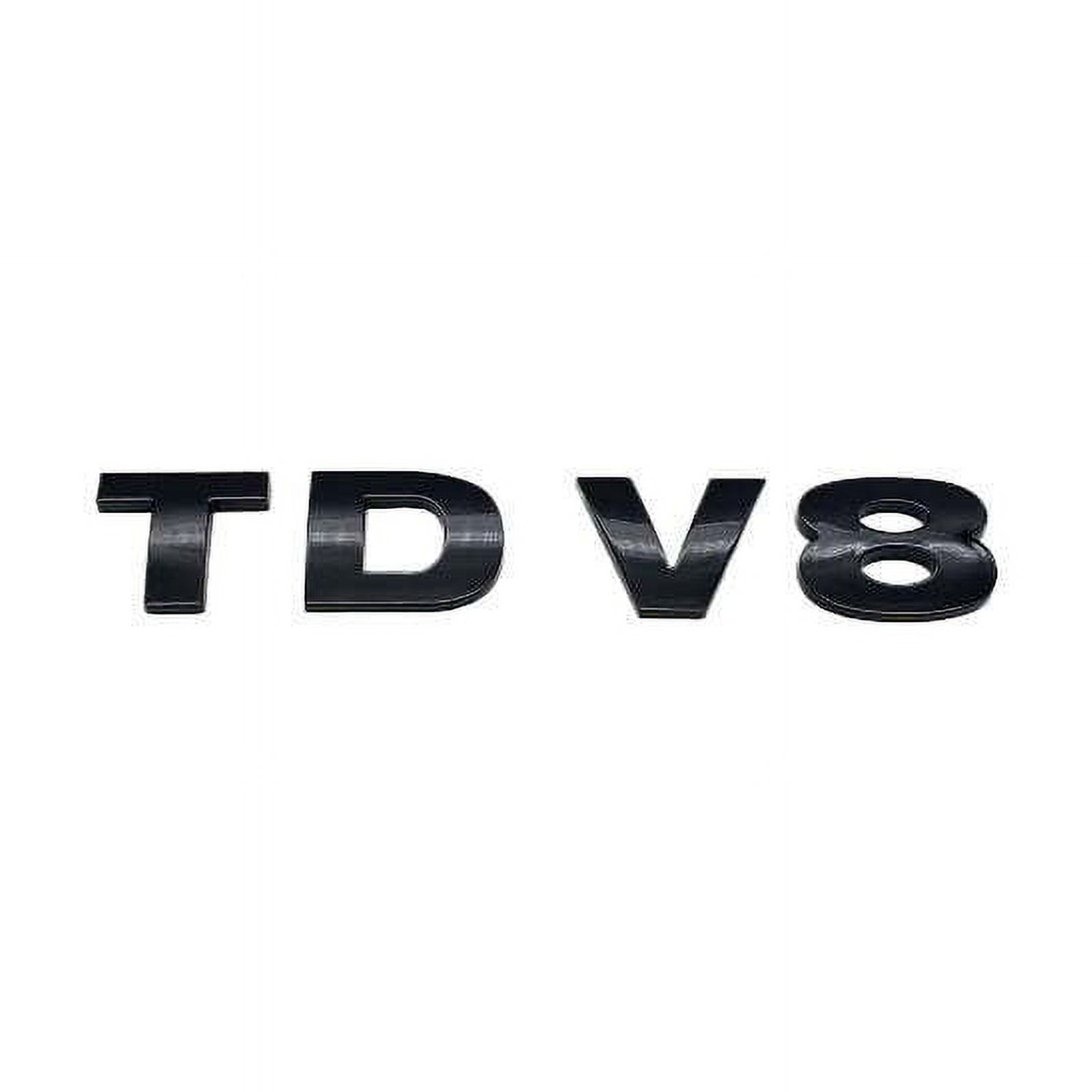 Car 3D ABS TDV8 Trunk Logo Badge Emblem Decals Sticker Compatible With ...