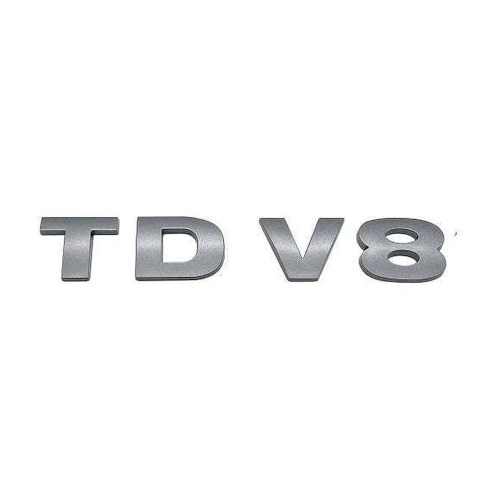 Car 3D ABS TDV8 Trunk Logo Badge Emblem Decals Sticker Compatible With ...
