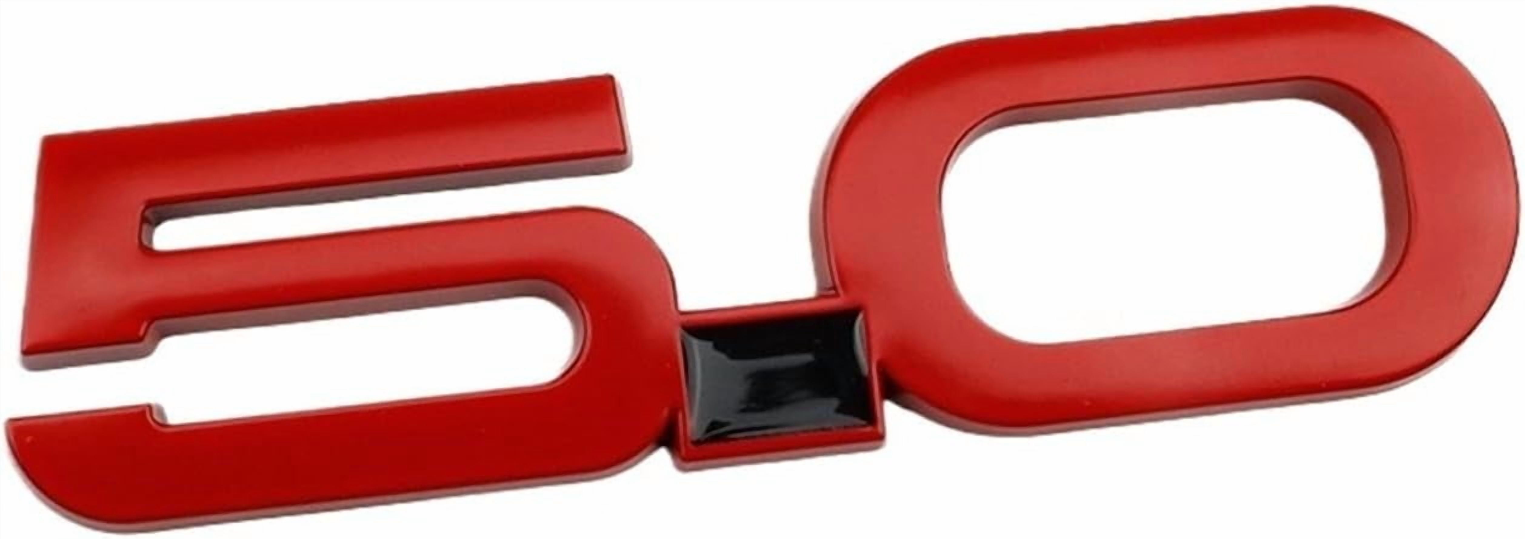 Car 3D Metal 5.0 Displacement Decals Sticker Fit for Ford Mustang GT500 ...