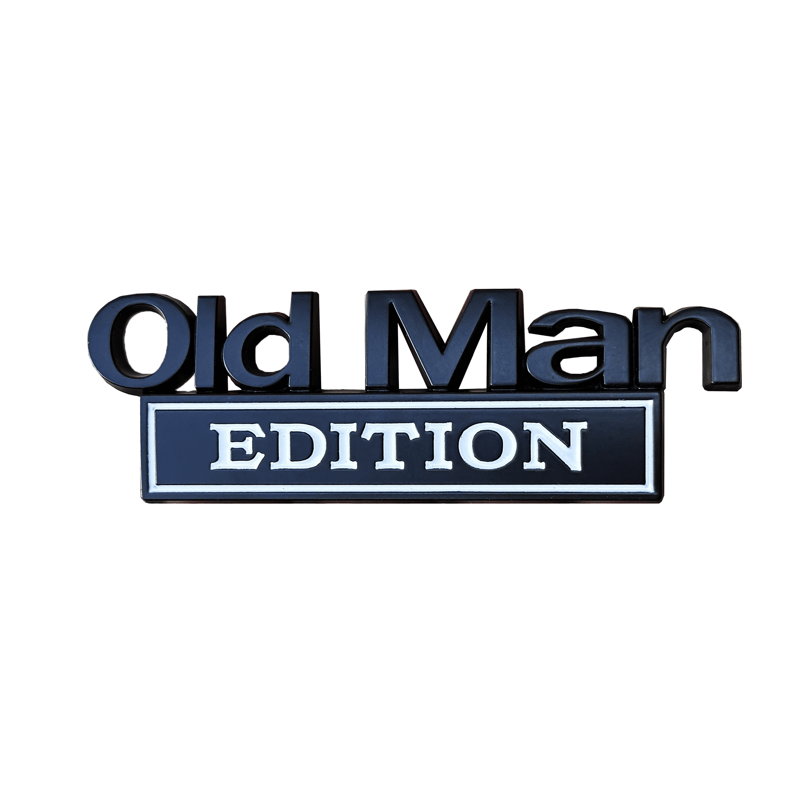 Car 3D Metal Chrome Sticker Emblem OLD MAN EDITION Badge Logo Car Trunk ...