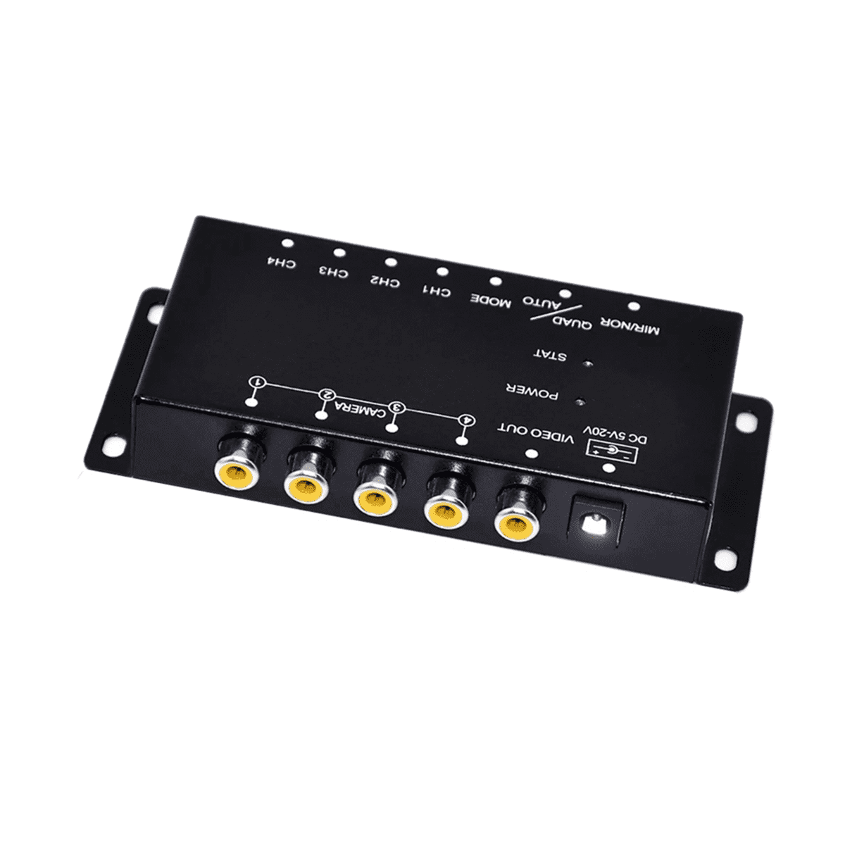 Car 4-Channel Driving Recorder Switcher Control Car Cameras IR Control ...