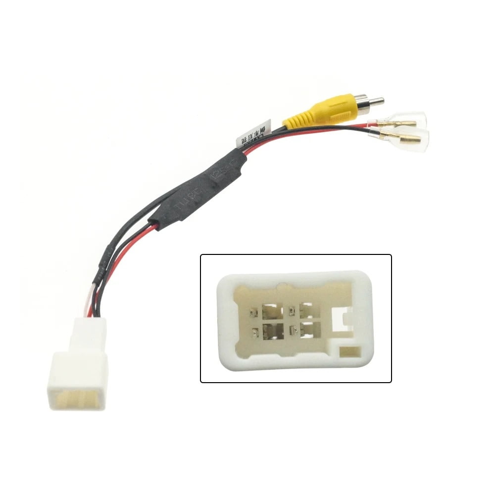 Car 4-pin Reverse Camera Output Video Wiring Cable For Toyota Original ...