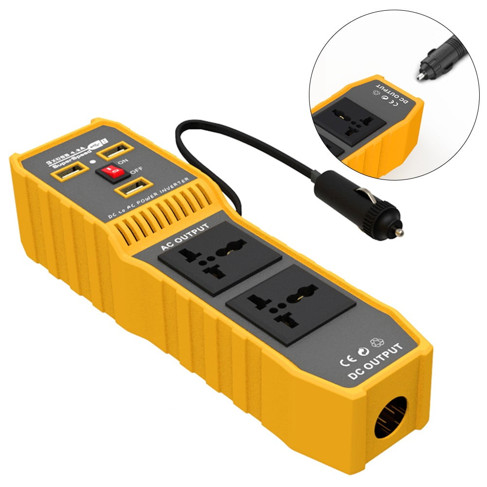 Car 400W Power Inverter 12V to AC 220V/110V Modified Sine Wave ...