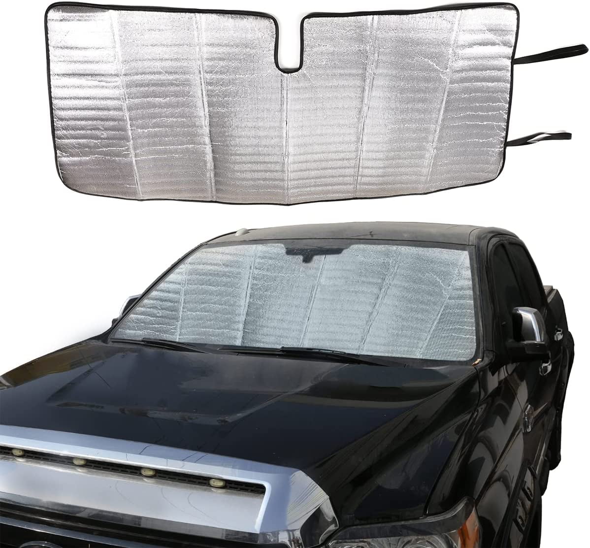 Car 6 Pieces Set Windshield Sun Shade |240T Reflective Fabric Blocks ...