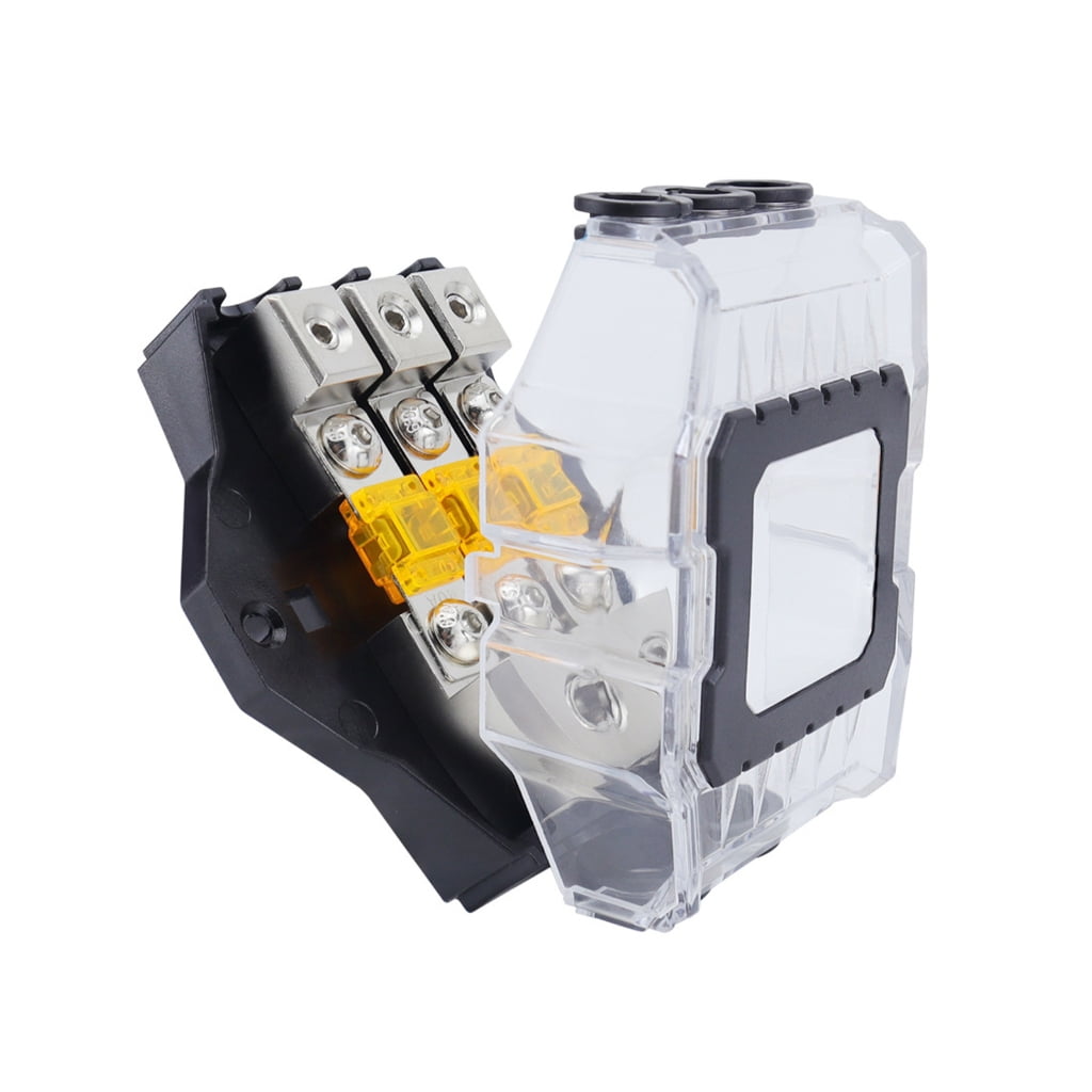 Car 80A Fuses Distribution Block Unit Ground Bus Sound Systems Power ...