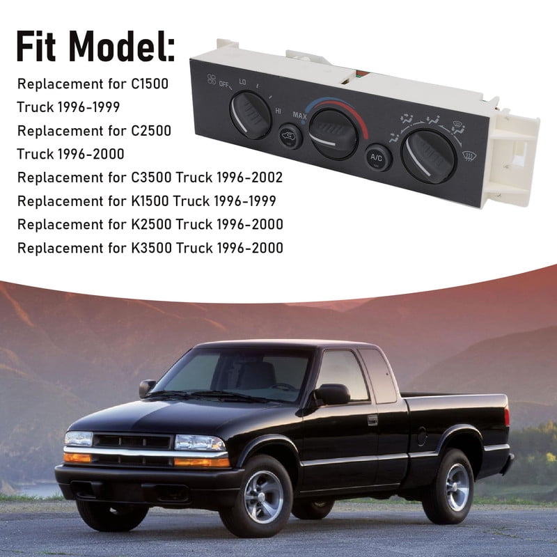 Car AC Control Switch Panel, Heater Control Panel Climate Control ...