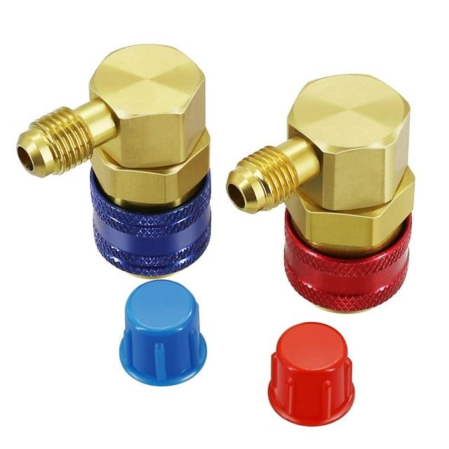 Car AC R134a Quick Connectors System Port Adapters Couplers Low High ...