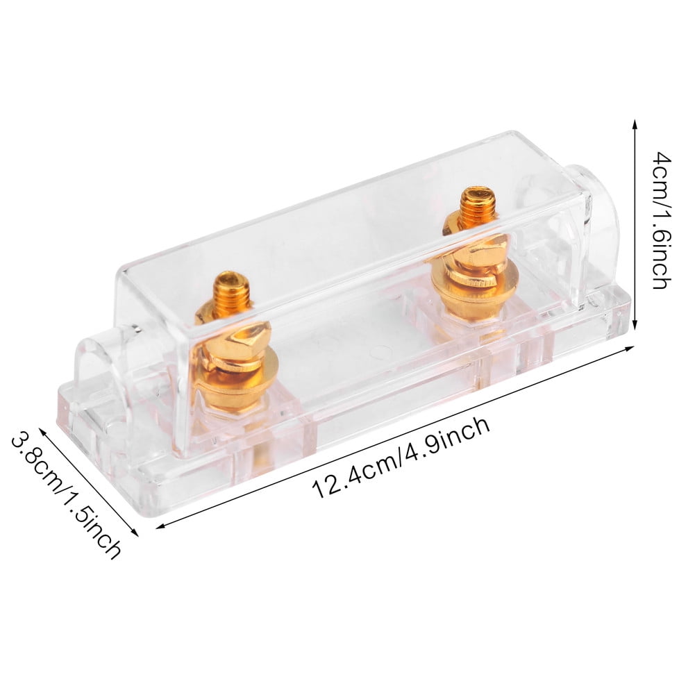 Car ANL Fuse Holder Case Distribution Fuseholder 100A 400A Gauge Cable ...
