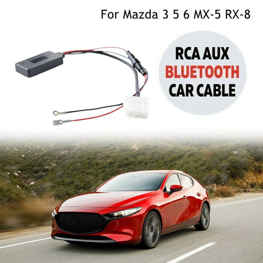 Car AUX Cable Audio Wireless Adapter For Mazda 3 5 6 MX-5 RX-8 Stereo ...
