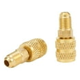Car Ac Cool R410A Adapter 5/16" Sae Female Quick Couplers To 1/4" Sae ...