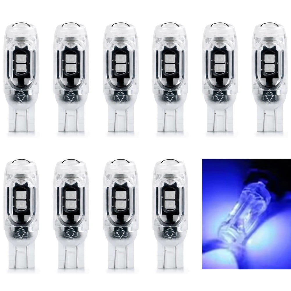 Car Accessories 10Pcs T10 3030 5Smd Led 5W5 Non-Polar Decoding Width Indicator Lamp Automobile ...